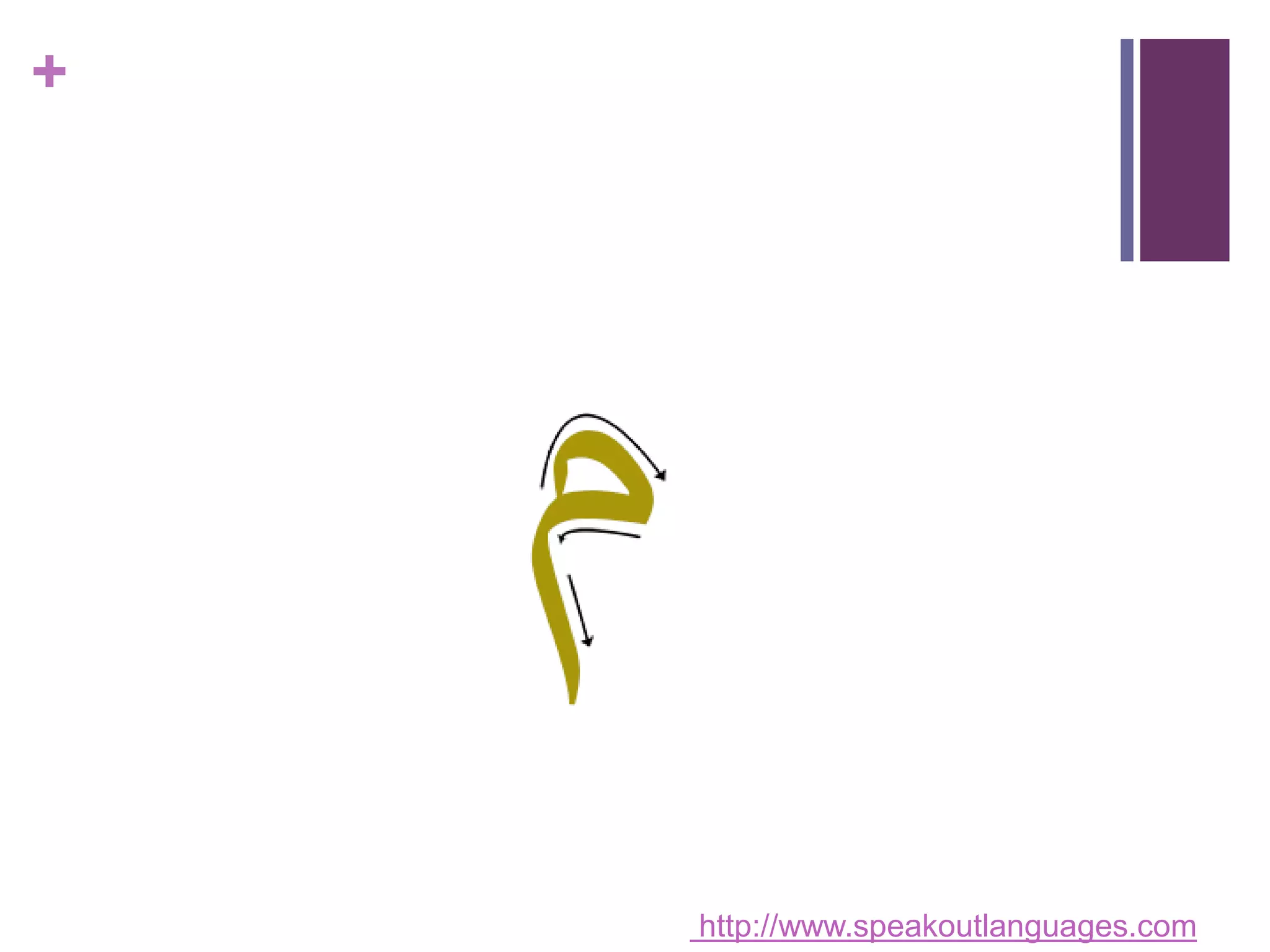 Write arabic alphabet | PPTX