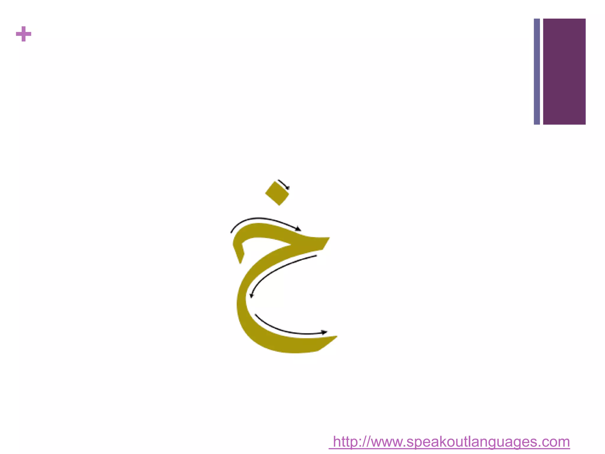 Write arabic alphabet | PPTX
