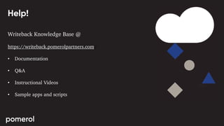 Writeback data entry with Pomerol | PPT