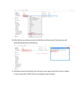 How to Use Write Blocker for Imaging Pen drive | PDF