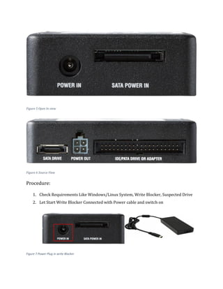 How to Use Write Blocker for Imaging Pen drive | PDF