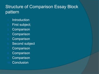 Write comparison essay 1 | PPTX