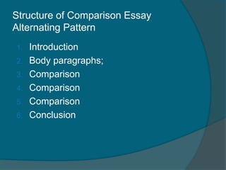 Write comparison essay 1 | PPTX