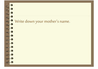 Write Down Your Name. | PDF