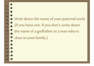 Write Down Your Name. | PDF