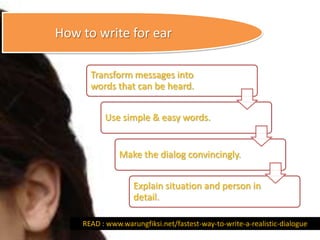 Write For Eye & Ear | PPT