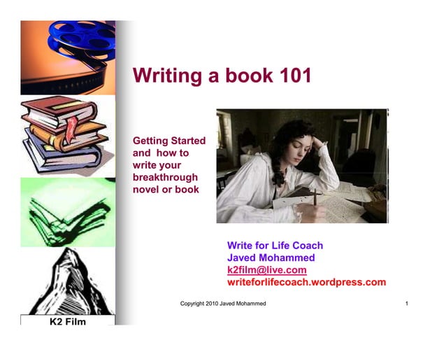 Writing a book 101 | PPT