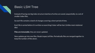 Write intensive workloads and lsm trees | PDF