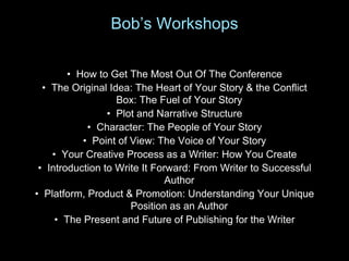 Write It Forward: From Writer to Successful Author | PPT