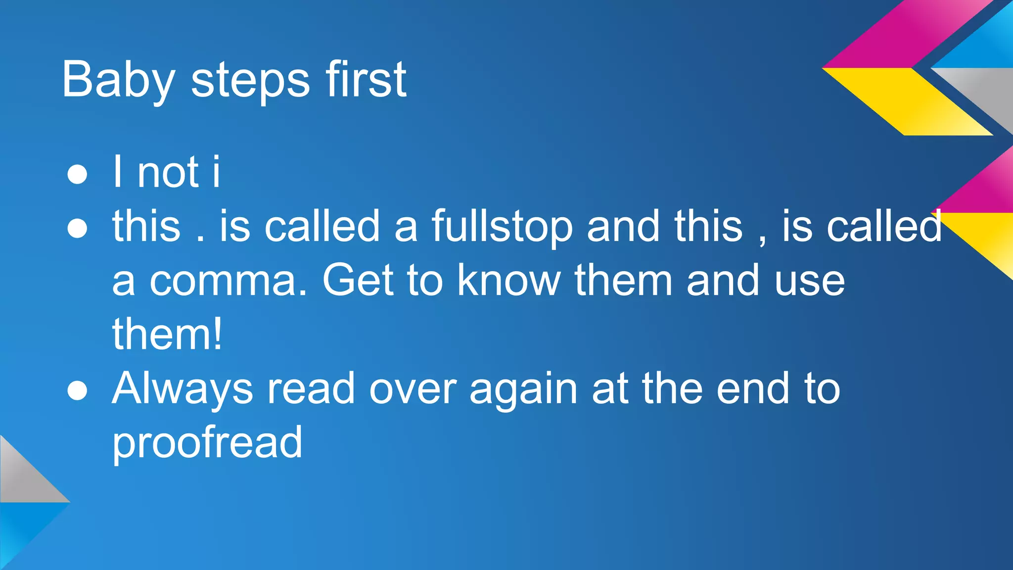 Write like a boss | PPTX