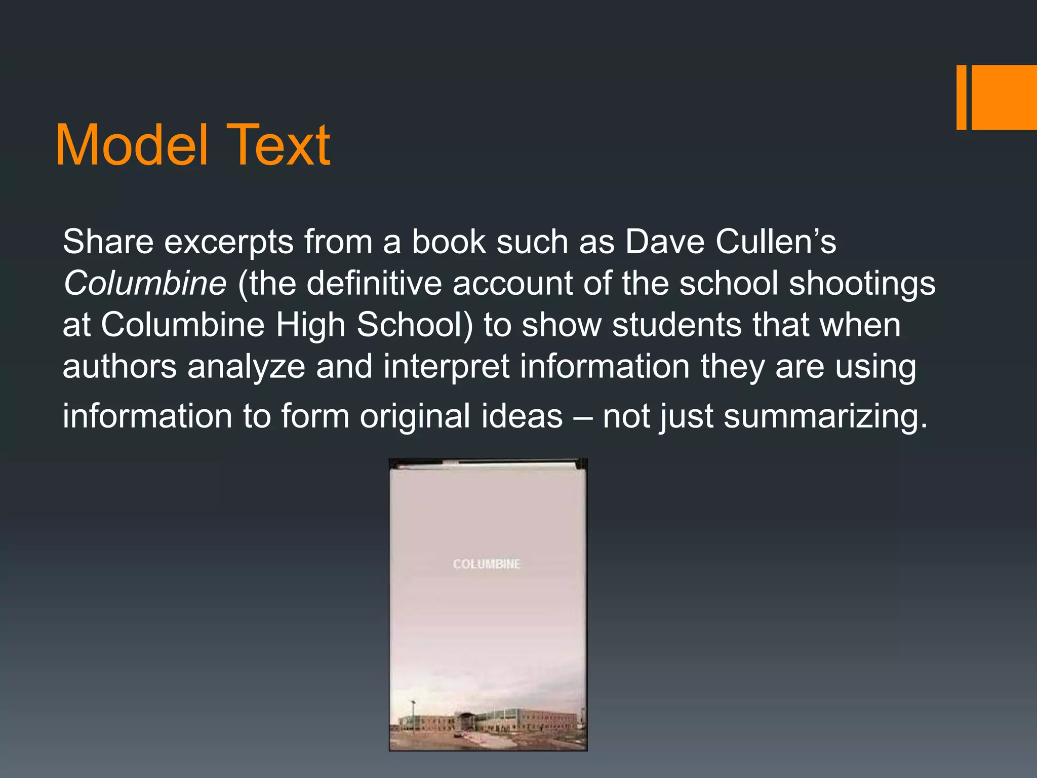 Write Like This - Analysis Presentation | PPTX