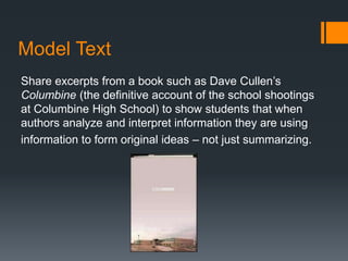 Write Like This - Analysis Presentation | PPTX