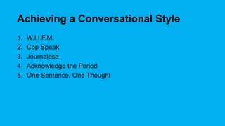 Write likeyoutalk first5points | PPT