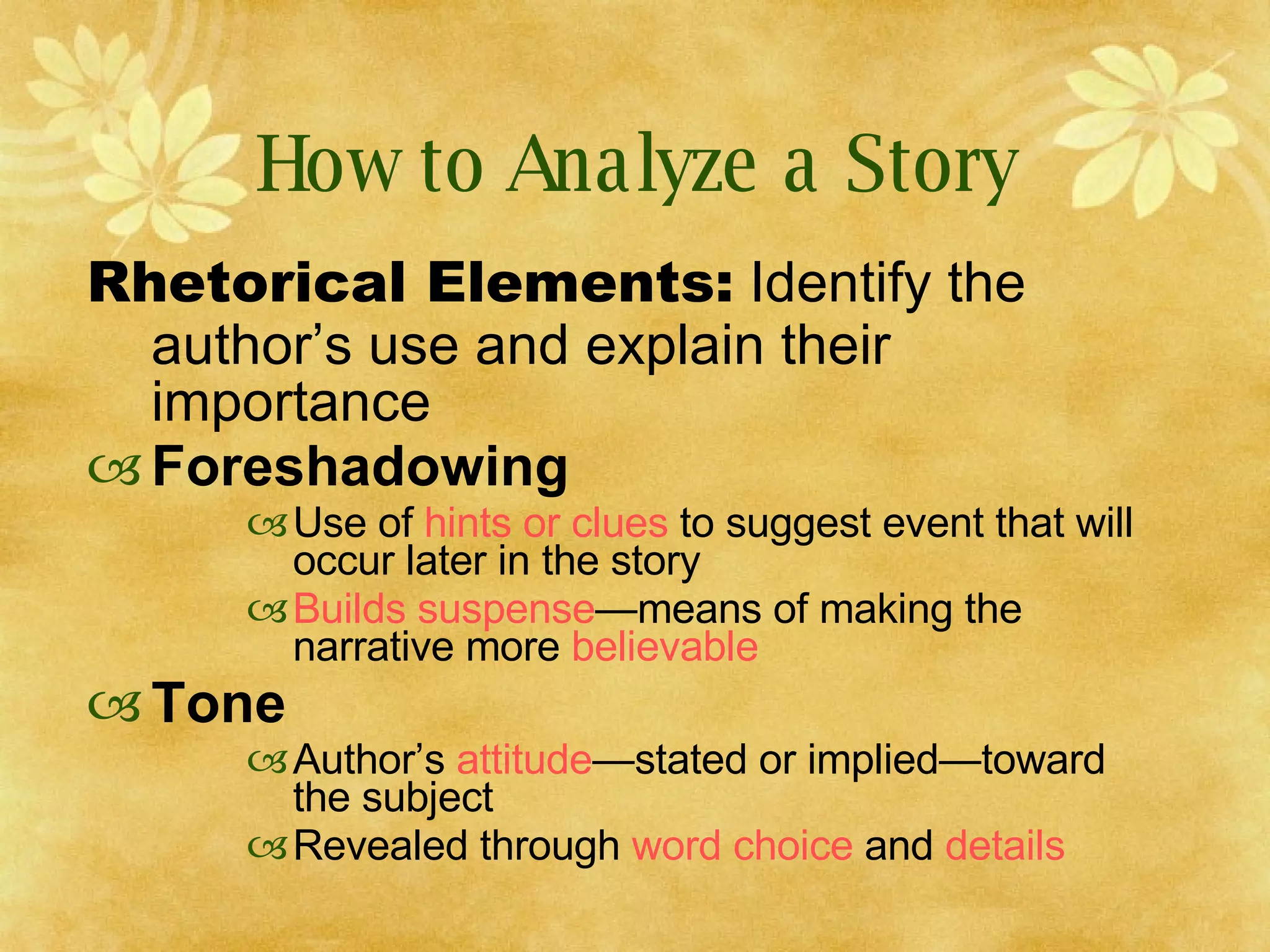 Writing a Literary Analysis | PPT