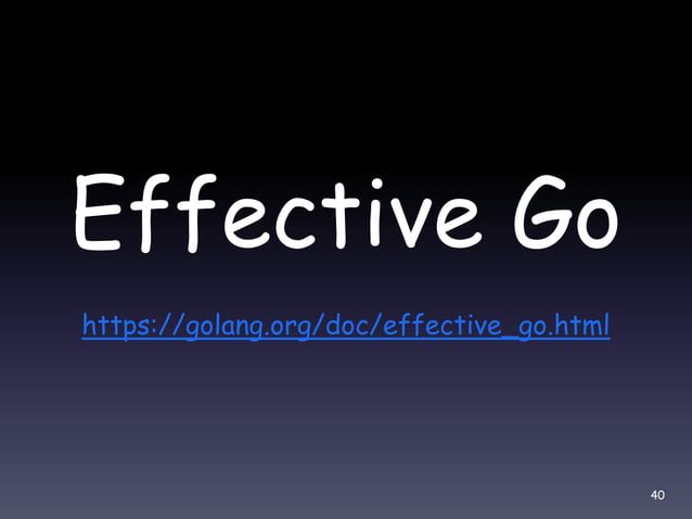 Write microservice in golang | PPT