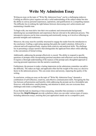 Write My Admission Essay.pdf