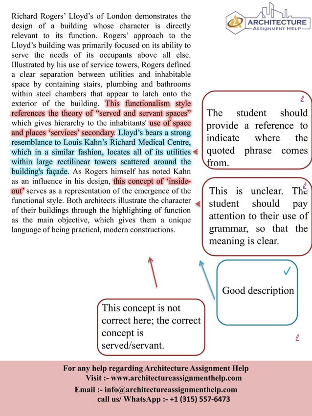 Write My Architecture Assignment | PPTX