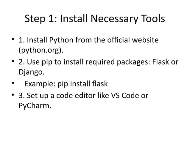 How to write your first online programme in Python | PPT