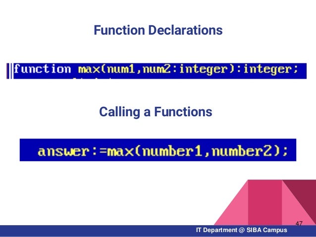 Write Programs To Solve Problems Pascal Programming