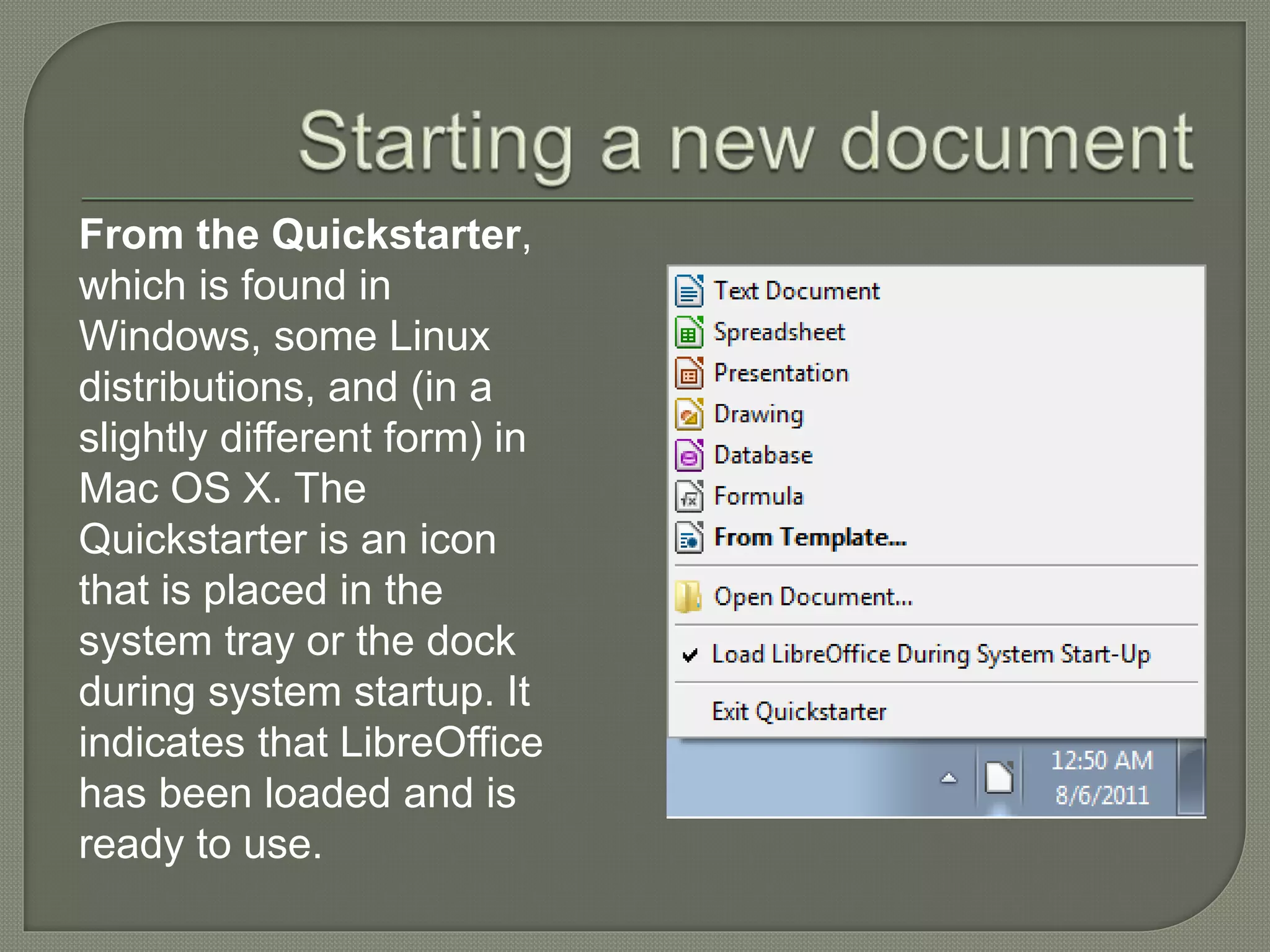 Libre Office Writer Lesson 1 | PPTX