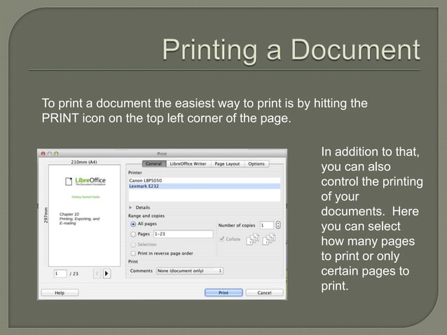 Libre Office Writer Lesson 1 Pptx Desktop Publishing Computer Software And Applications