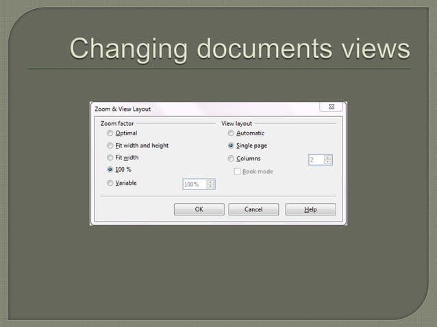 Libre Office Writer Lesson 1 | PPTX | Desktop Publishing | Computer ...