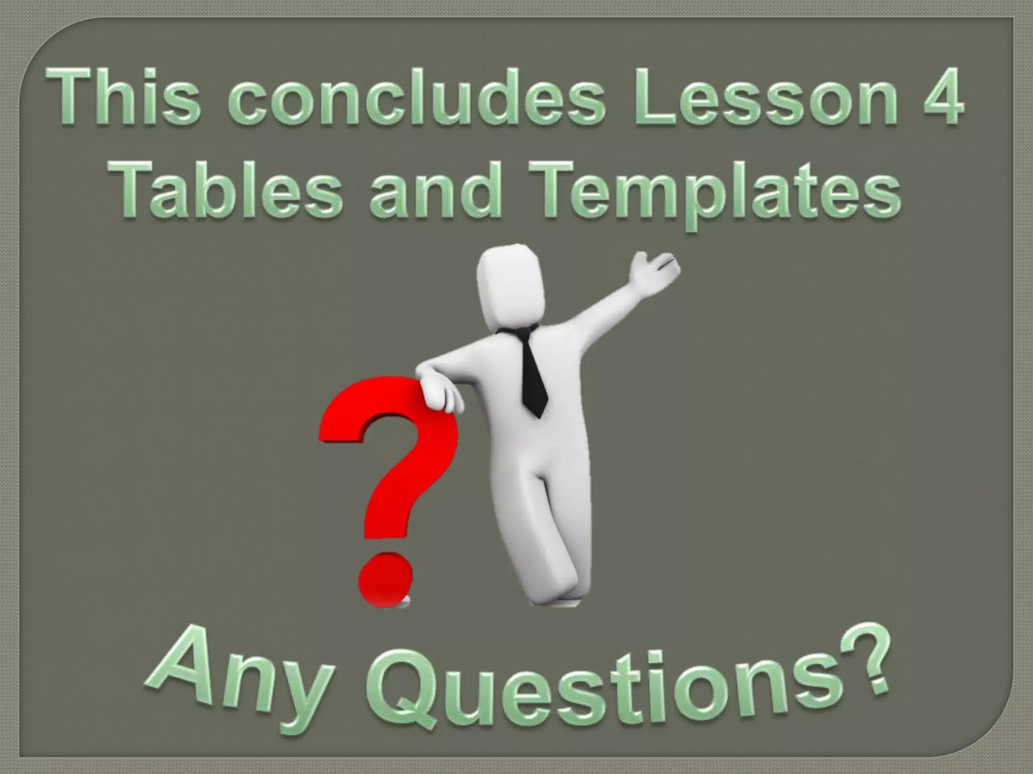 Libre Office Writer Lesson 4 Working With Tables And Templates Pptx