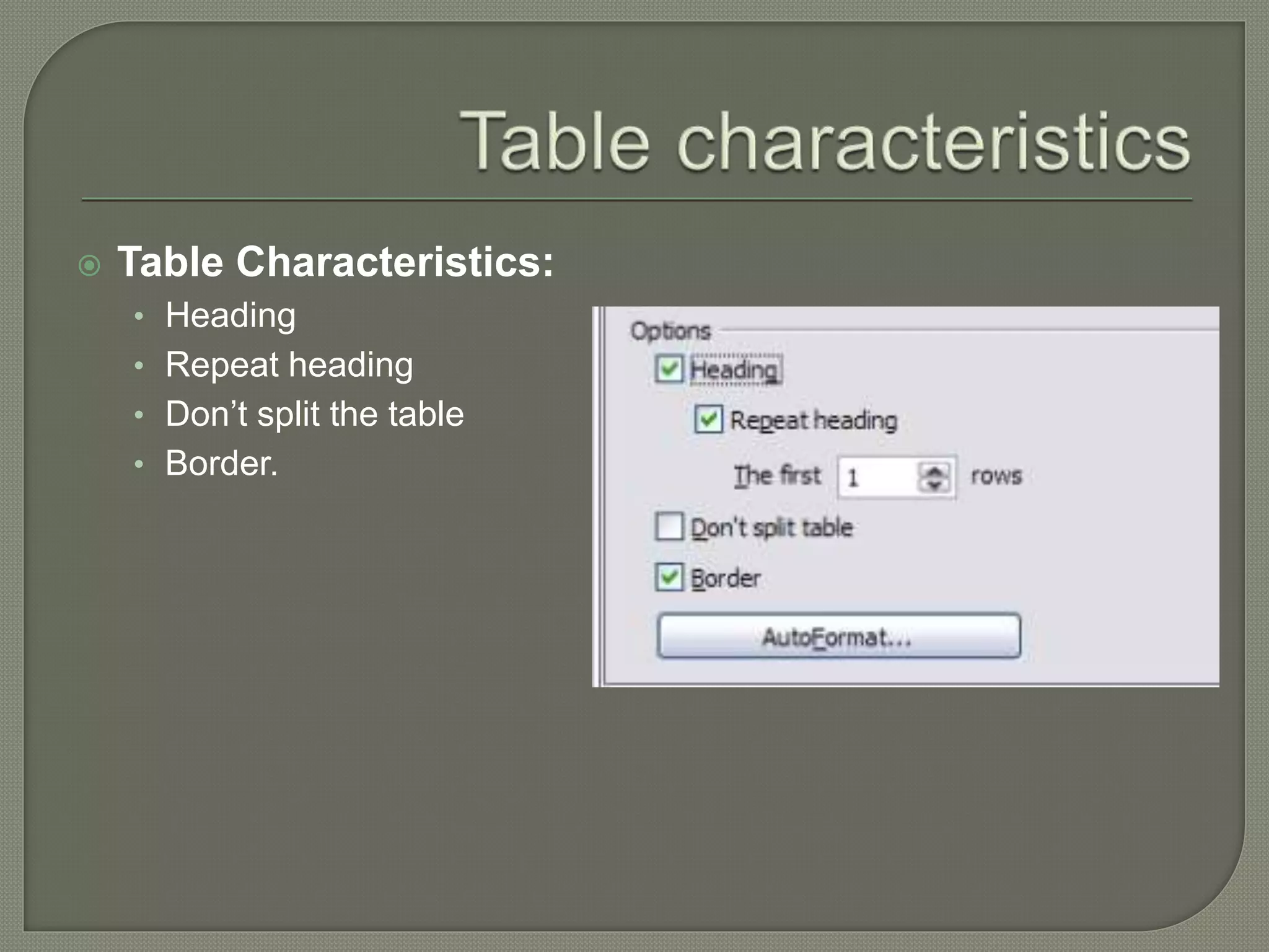 Libre Office Writer Lesson 4: Working with tables and templates | PPTX