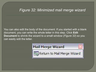Libre Office Writer Lesson 5: Mail Merge | PPTX