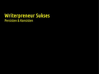 Mengenal Writerpreneurship Untuk Pemula (bagian 1) | PDF