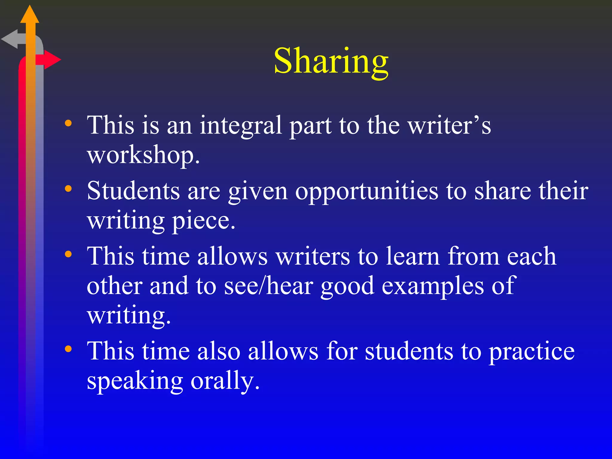 Writer's Workshop An Introduction | PPT