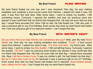 Writer's craft | PPT