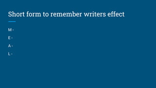 Writers effect.pptx
