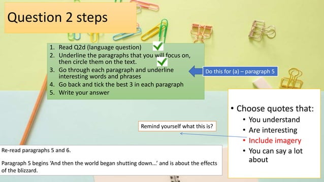 Writer's effect question.pptx | Educational Assessment | Education