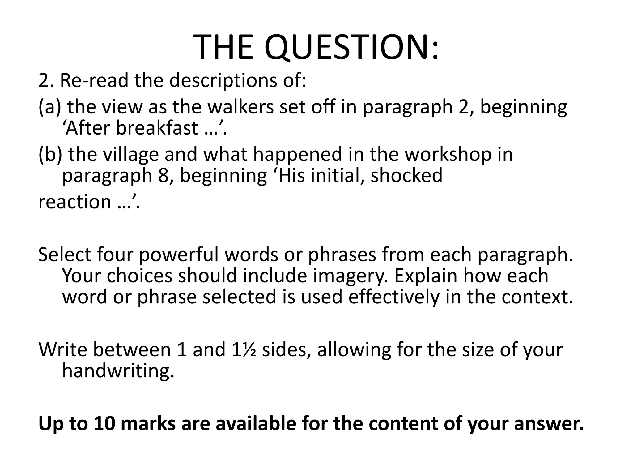 Writer’s Effects | PPTX