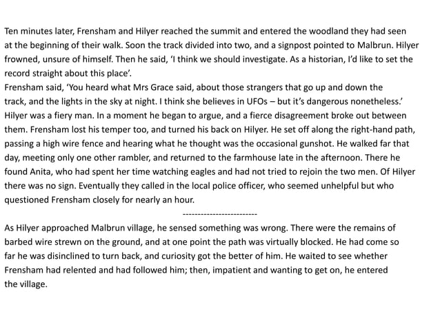 Writer’s Effects | PPTX