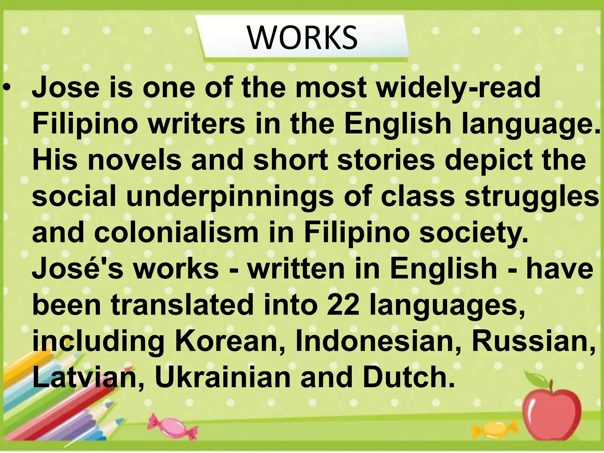Writers from region 1 and their contributions in the development of ...