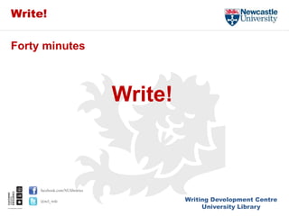 Write Here, Write now! | PPTX