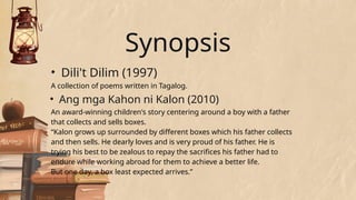 Writers in NCR and Ilocos Region.ppaxadstx | PPTX | Poetry | Books and ...