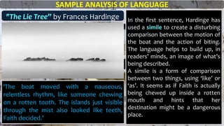 Writer's use of language writer's effect | PPTX