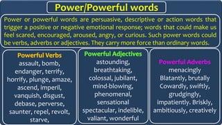 Writer's use of language writer's effect | PPTX
