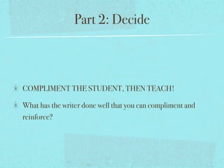 Writers Workshop Conferencing | PPT
