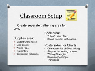 Writer's workshop | PPTX