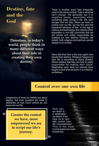 Write script of your life journey. | PDF