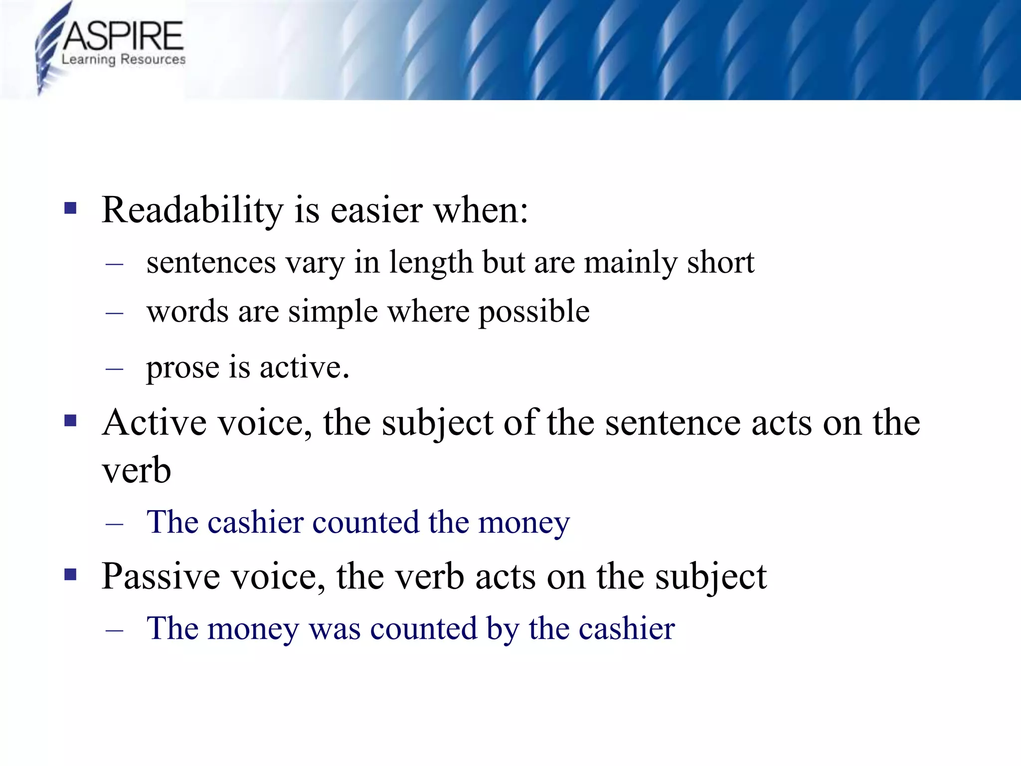 Write simple documents | PPT