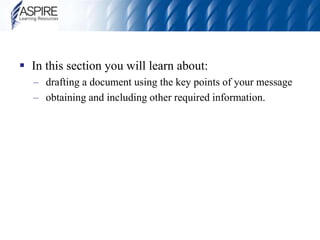 Write simple documents | PPT