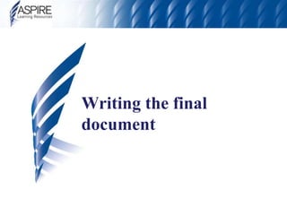 Write simple documents | PPT