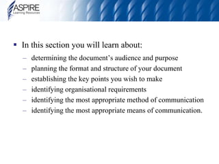 Write simple documents | PPT