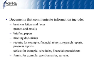 Write simple documents | PPT