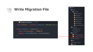 Write Smart Contracts with Truffle Framework | PPTX | Computing | Technology & Computing